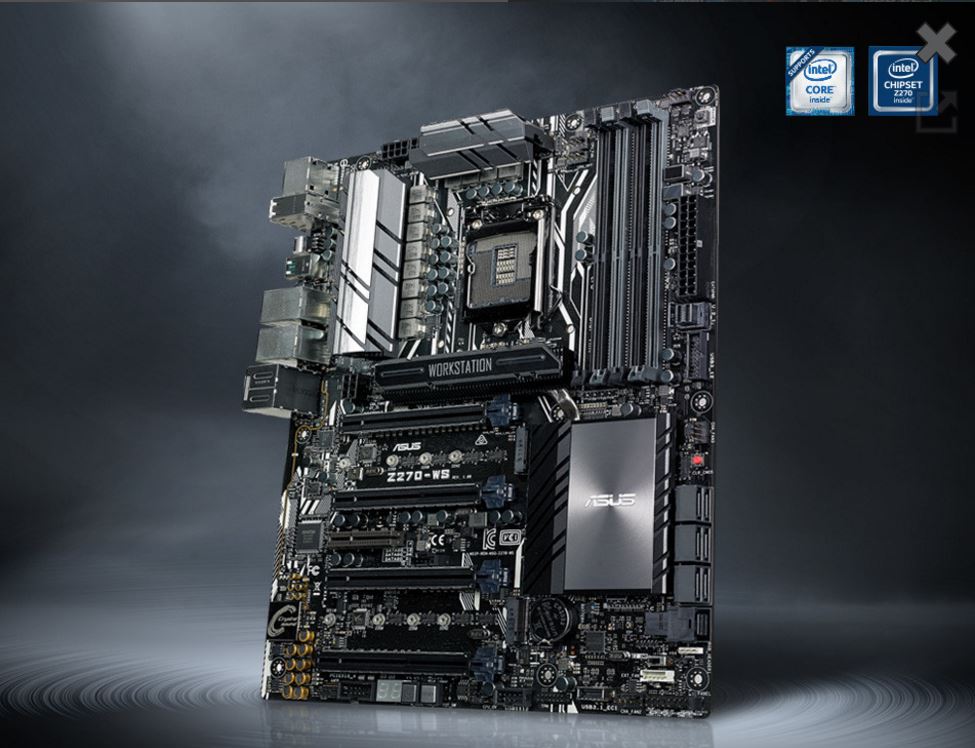 ASUS เปิดเผย Z270-WS socket LGA1151 motherboard - Extreme IT