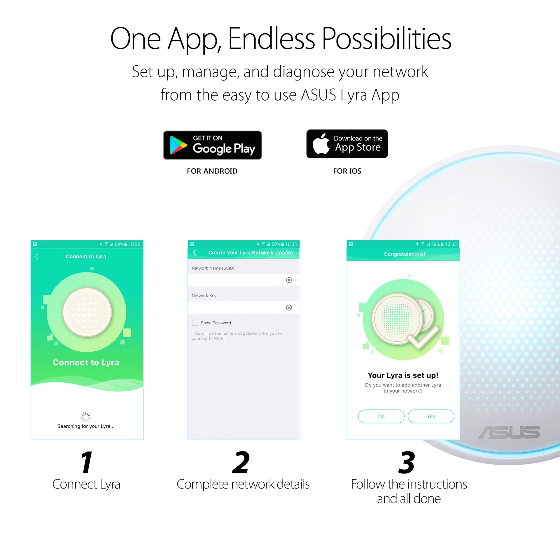 PR : ASUS Lyra ระบบ WiFi ครอบคลุมทุกมุมบ้าน ตั้งค่าอย่างง่ายบนแอพลิเค ...