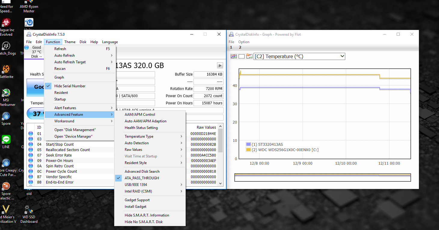 แนะนำโปรแกรม "CrystalDiskInfo" - มาตรวจเช็คสภาพ HDD และ SSD ของเรากัน ...