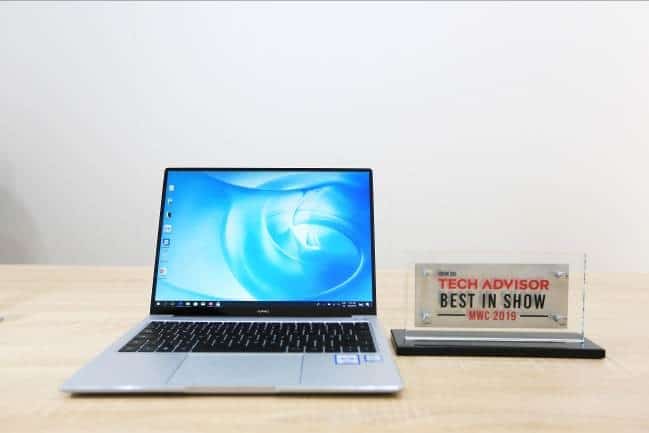 TechAdvisor named the HUAWEI Ma teBook 14 “Best of MWC 2019” - Extreme IT