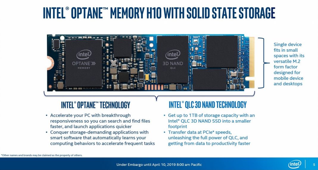 Intel เปิดตัว Optane Memory H10 SSD ลูกผสมระหว่าง 3D X-Point และ QLC ...