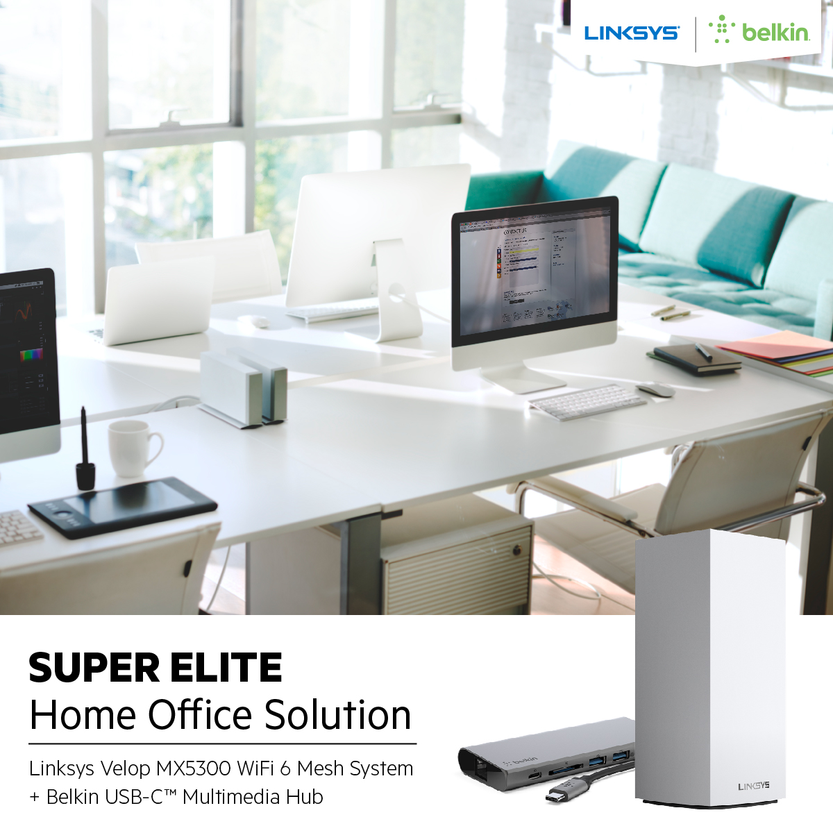 Linksys แนะนำแพ็คเกจใหม่ พร้อม Belkin ผู้นำอุปกรณ์เสริมระดับพรีเมี่ยม ...