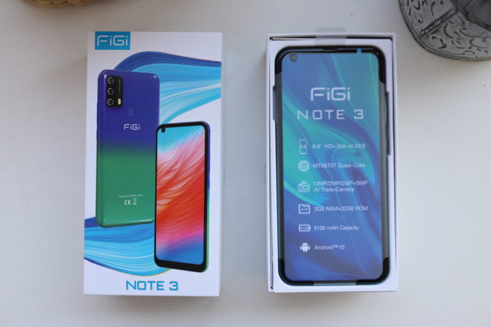 รีวิว FiGi NOTE 3 สมาร์ทโฟนหน้าจอขนาดใหญ่ 6.8 นิ้ว HD+ แบต 5100mAh ฟังก ...