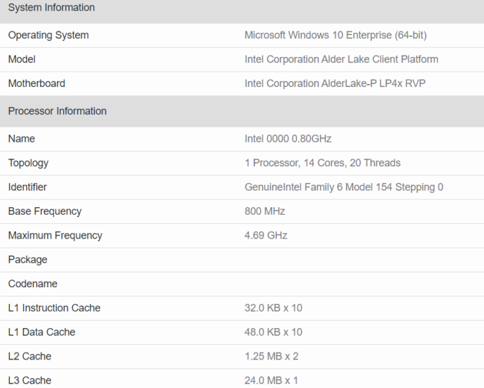 หลุด !! Intel Gen 12 "Alder Lake" ประเดิมด้วยรุ่น 14 Cores/20 Threads ...