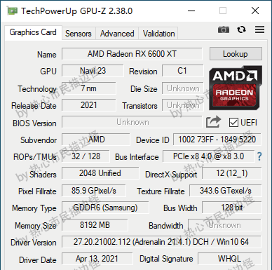 AMD-Radeon-RX-6600-GPU-z - Extreme IT