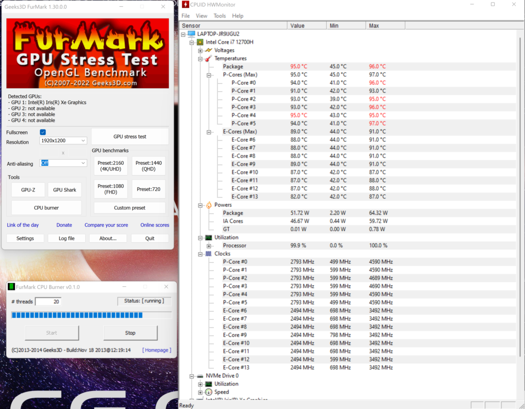 FurMark CPU - Extreme IT